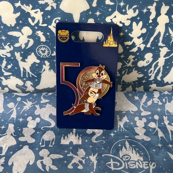 Disney | Accessories | Disney5th Anniversary Chip Dale Pin | Poshmark
